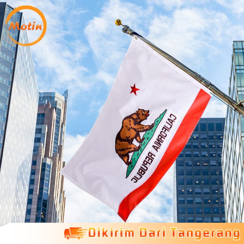 Jual Bendera California Flag 90x150cm Flag Bendera Kalifornia Bear Flag ...
