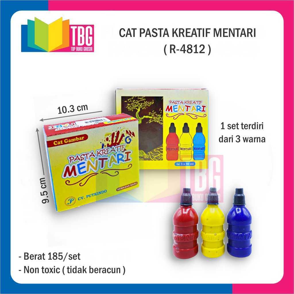 Jual CAT PASTA KREATIF MENTARI / CAT AIR / FINGER PAINTING WASHABLE ...
