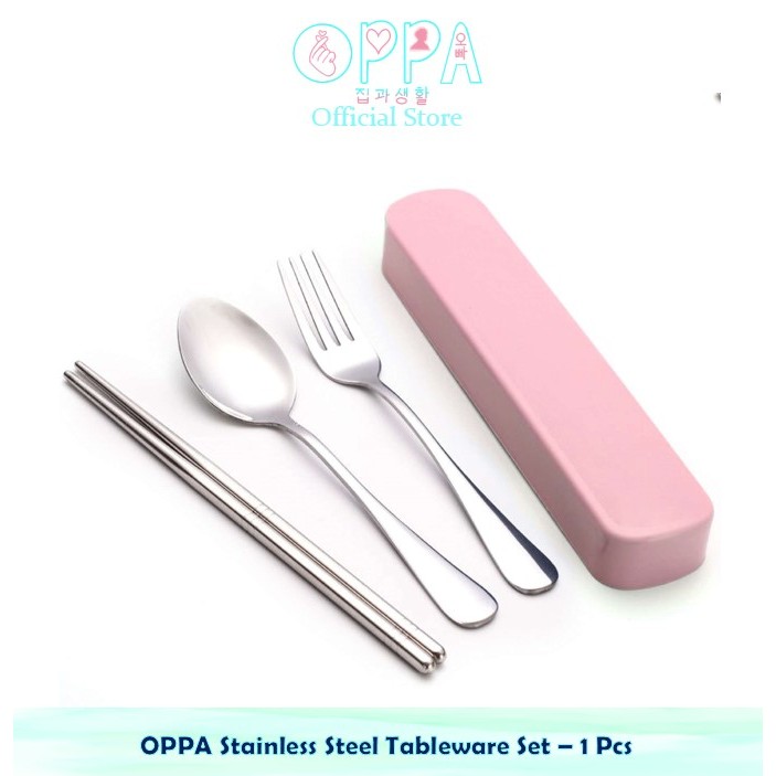 Jual OPPA Stainless Steel Tableware Set – 1 Pcs Sendok Alat Makan Garpu ...