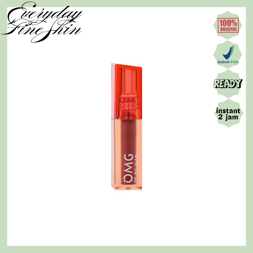 Jual OMG Oh My Glam Glassy Lip Tint Liptint Gloss 2gr | Shopee Indonesia