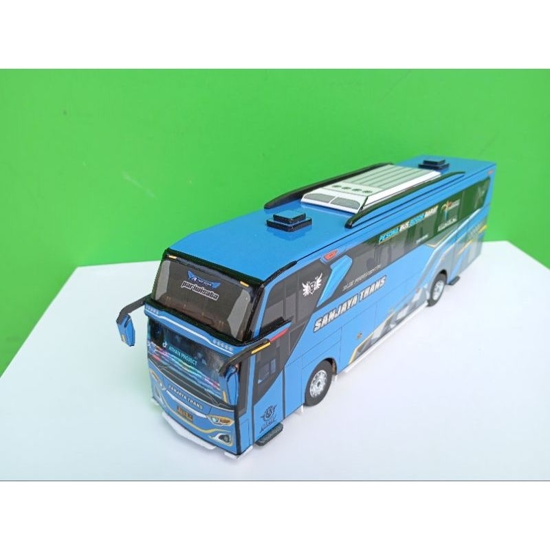 Jual Miniatur Bus AVATAR SANJAYA TRANS JB3 Mainan Basuri | Shopee Indonesia