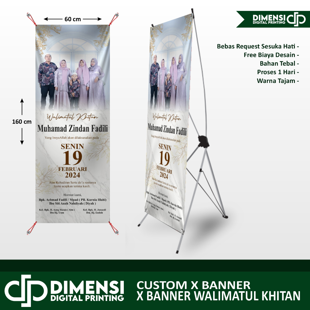 Jual CUSTOM X BANNER / standing banner / spanduk walimatul khitan ... Jual CUSTOM X BANNER / standing banner / spanduk walimatul khitan ...