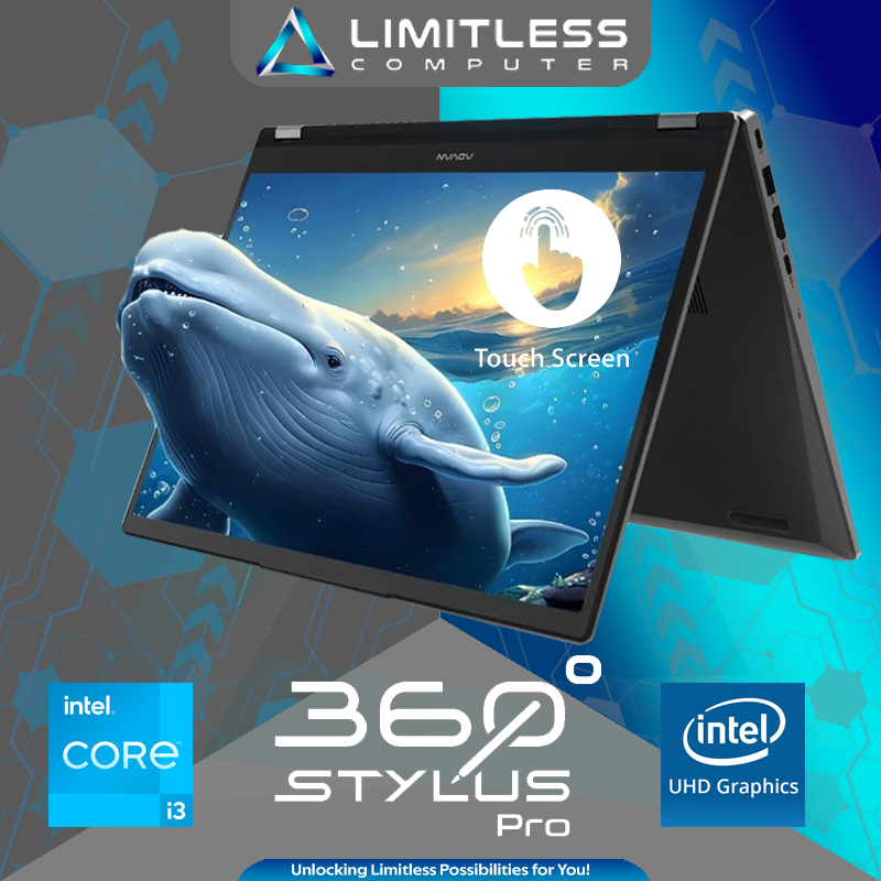 Jual Advan 360 STYLUS PRO Intel Core i3 1215U 8GB 256GB 14" Flip Pen ...