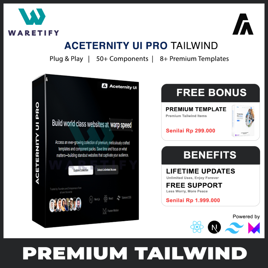 Jual Aceternity UI Pro Original Tailwind Animation Components ...