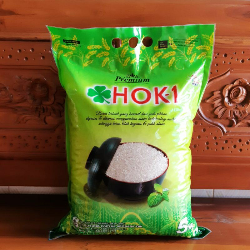 Jual beras premium hoki 5kg | Shopee Indonesia