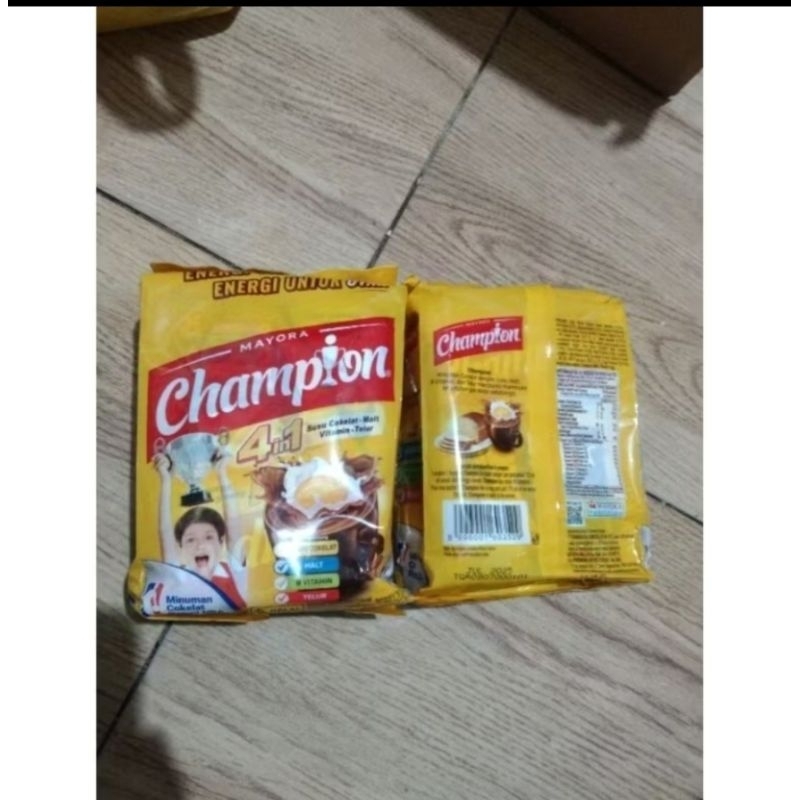 Jual Energen Champion susu cokelat 4in1 4x30gr (isi 4pcs) | Shopee ...
