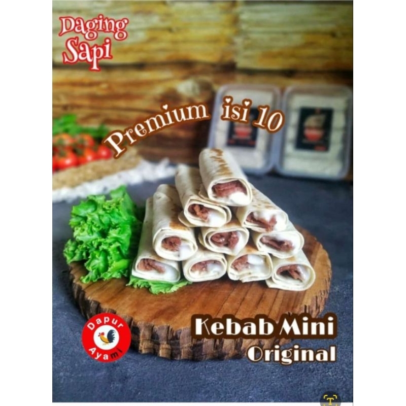 Jual KEBAB MINI FROZEN PREMIUM DAGING SAPI (ISI 10) By DapurAyami ...