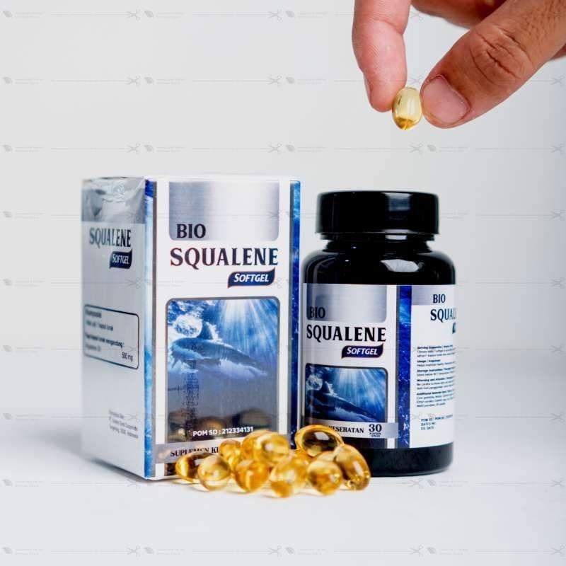 Jual Bio Squalene Softgel Suplemen Kesehatan - Minyak Hati Ikan Hiu ...