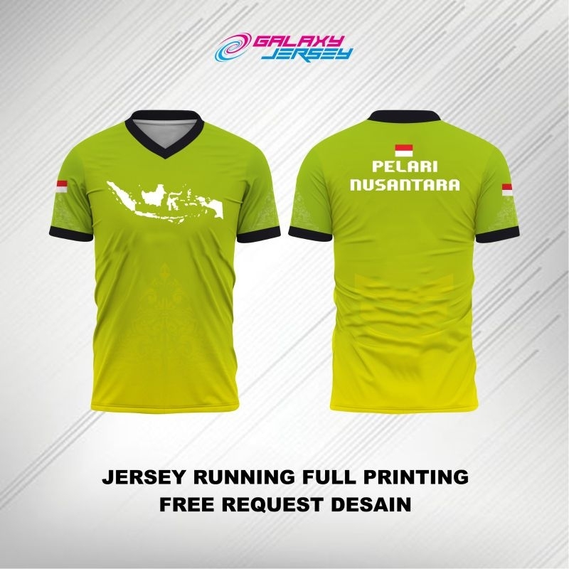 Jual Jersey Running Terbaru/Full Printing/Bisa Request Desain/Bisa ...