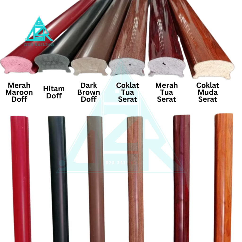 Jual HANDLE TANGGA PVC / HANDRAILING PVC / HAND RAILING PVC / HANDLE ...