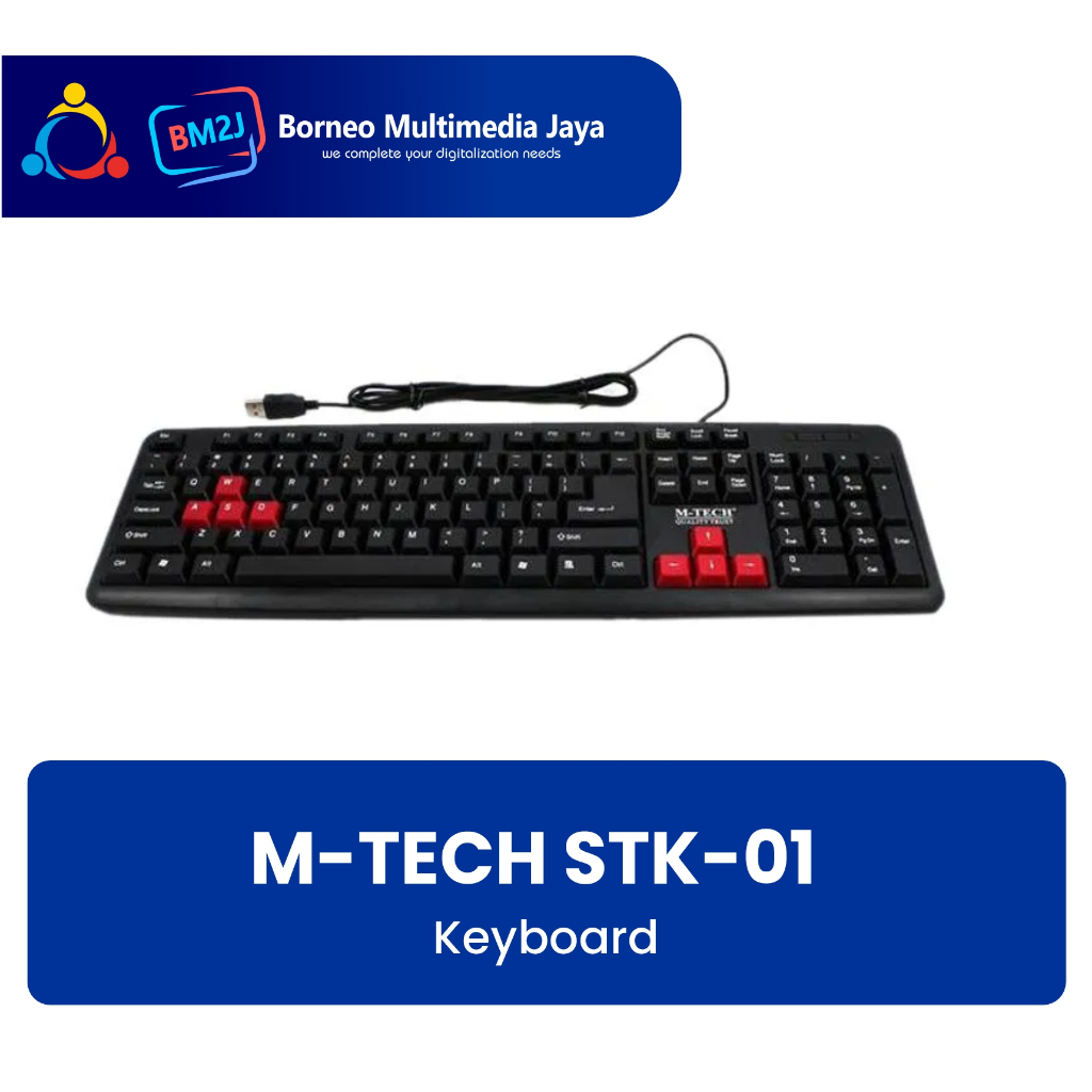 Jual M-Tech Original Keyboard USB Standar for PC Laptop Android - Hitam ...