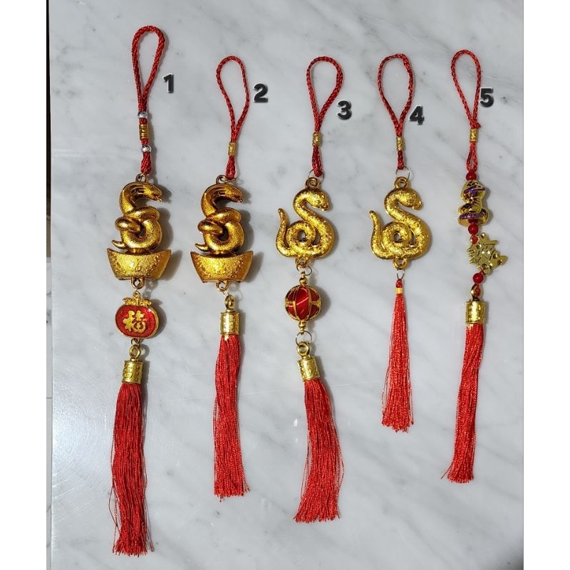 Jual Tassel ular 2025 gantungan imlek ular | Shopee Indonesia