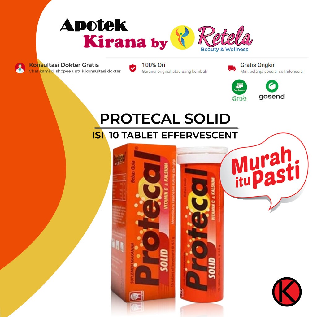 Jual PROTECAL SOLID EFFERVESCENT SF 10 TABLET | Shopee Indonesia