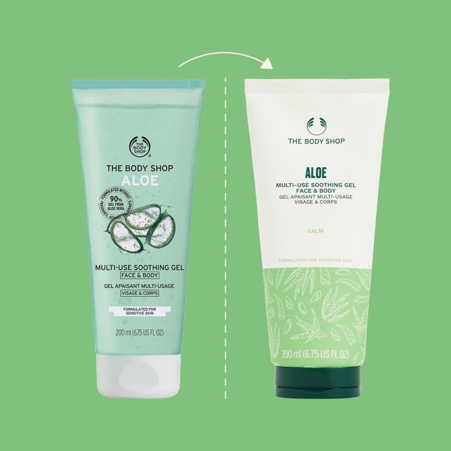 Jual The Body Shop Aloe Face & Body Gel Aloe Vera Multi Gel 200ML ...