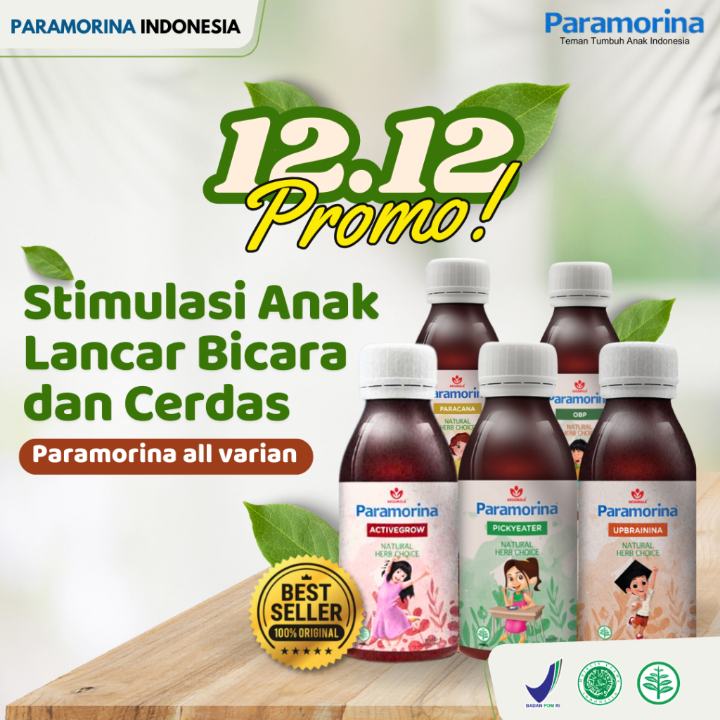 Jual Paket Hemat Optimal 3 Botol Paramorina 100ml Membantu ...