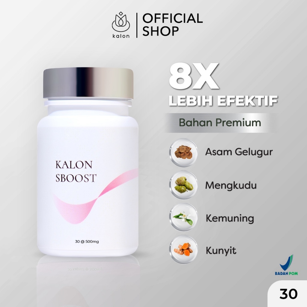 Jual Kalon SBOOST Isi 30 Kapsul | Pelangsing BPOM | Shopee Indonesia