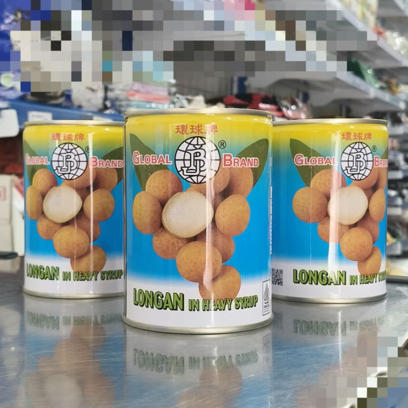 Jual Global Brand Longan in Heavy syrup 565gr/Longan Kaleng 565gr/Buah ...