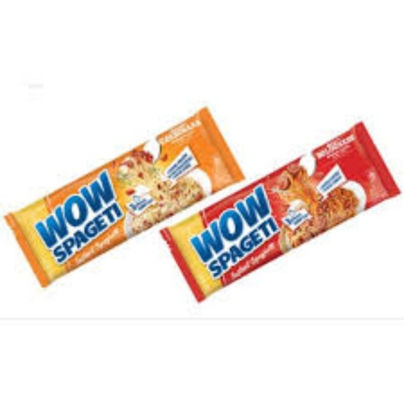 Jual WOW instant spaghetti creamy carbonara dan meaty bolognese dan aglio olio | Shopee Indonesia