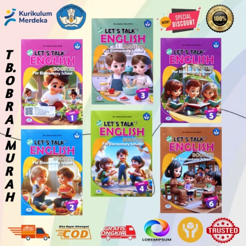 Jual BUKU SISWA LEST TALK ENGLISH KELAS 1, 2, 3, 4, 5, 6 SD/MI KURIKULUM MERDEKA - MITRA ABADI ...