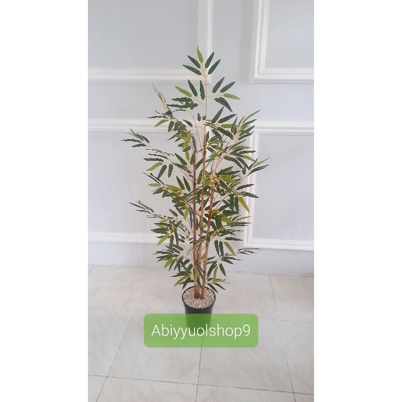 Jual Pohon Bambu Hias Artificial tinggi 130cm Aesthetic MINIMALIS Murah ...