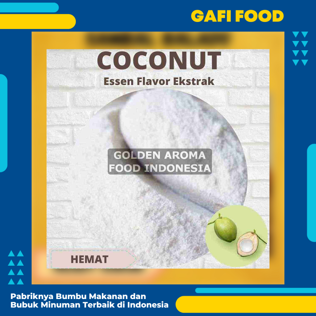 Jual Bubuk Essence Kelapa Pure 500 Gr Flavor Essen Ekstrak Coconut ...