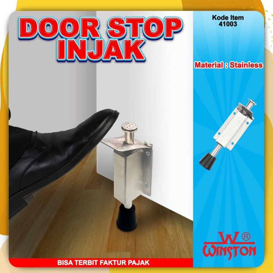 Jual Door Stop Stopper Grendel Injak Penahan Pintu Winston Ok interior ...