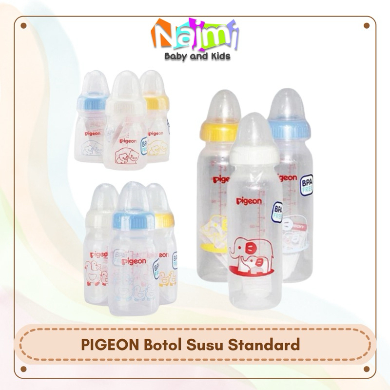 Jual Pigeon Botol Dot Susu Bayi 50ml 120ml 240ml PP Assorted Standard ...