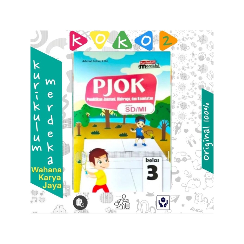 Jual BUKU PAKET PJOK KELAS 3 SD KURIKULUM MERDEKA WAHANA KARYA JAYA | Shopee Indonesia