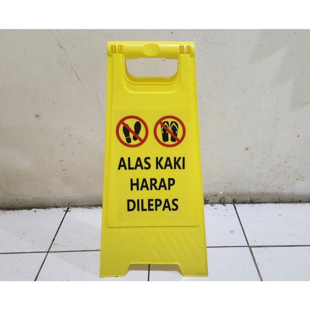 Jual Plang BATAS SUCI stiker sticker alas kaki sandal sepatu harap ...