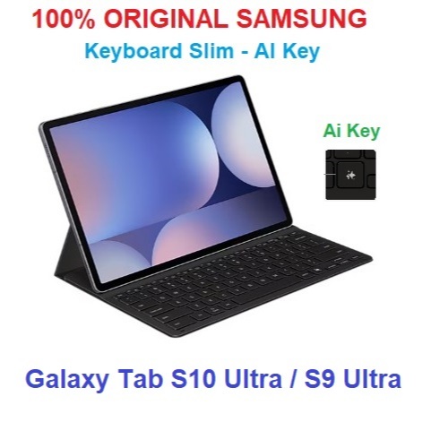 Jual SAMSUNG Book Cover Keyboard Slim AI Key Galaxy Tab S10 Ultra S9 ...