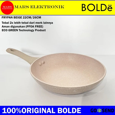 Jual SUPER PAN FRY PAN BOLDE / 22 CM / 26 CM / BEIGE / BLACK PINK ...