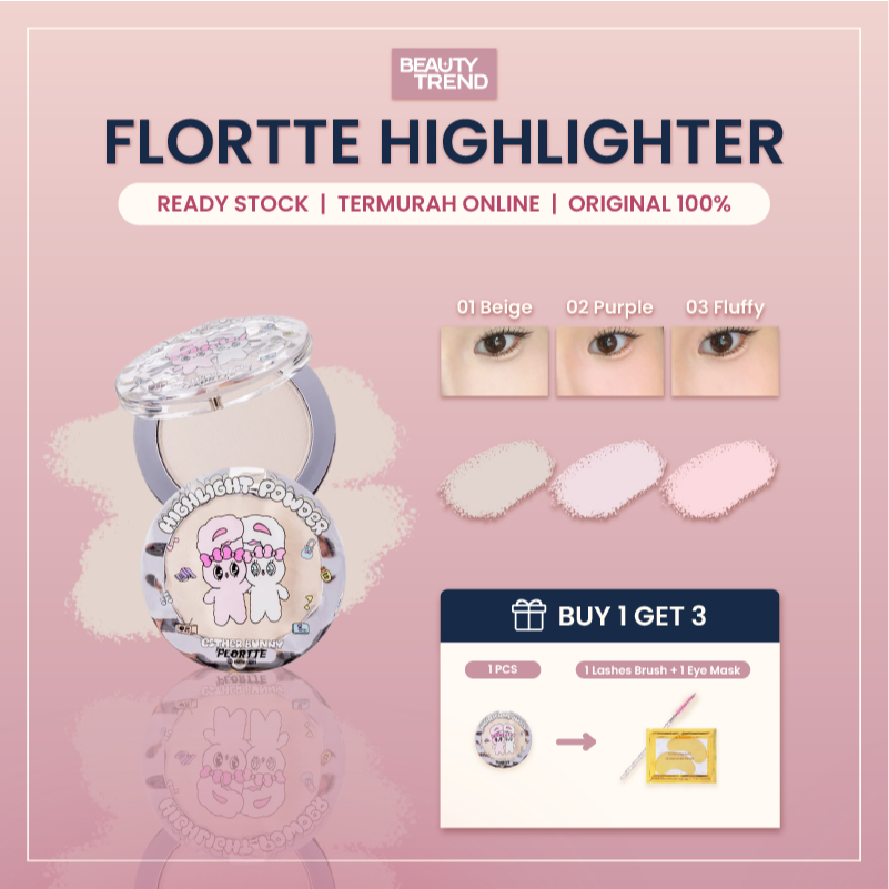 Jual [READY ORI] Flortte Highlighter Powder Flortte Esther Bunny ...