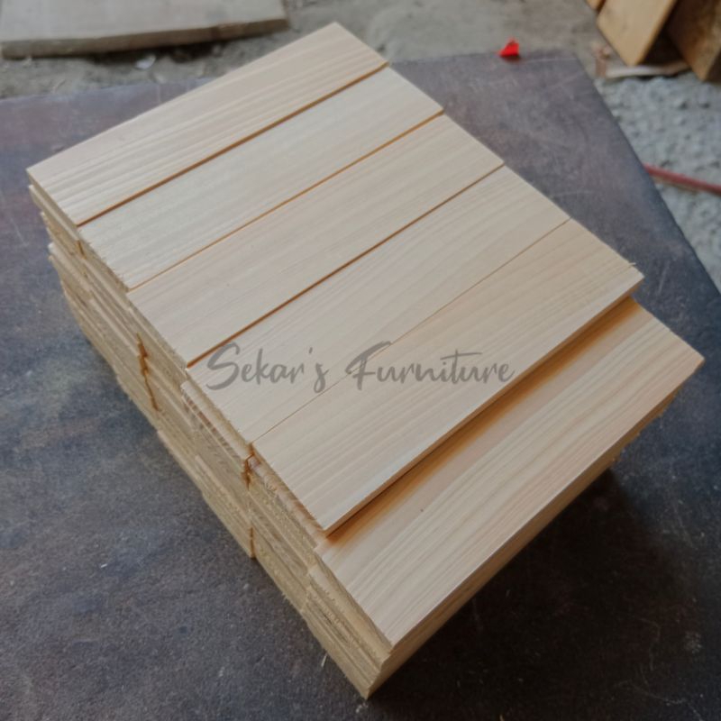 Jual papan kayu papan kayu pinus custom bahan kerajinan | Shopee Indonesia