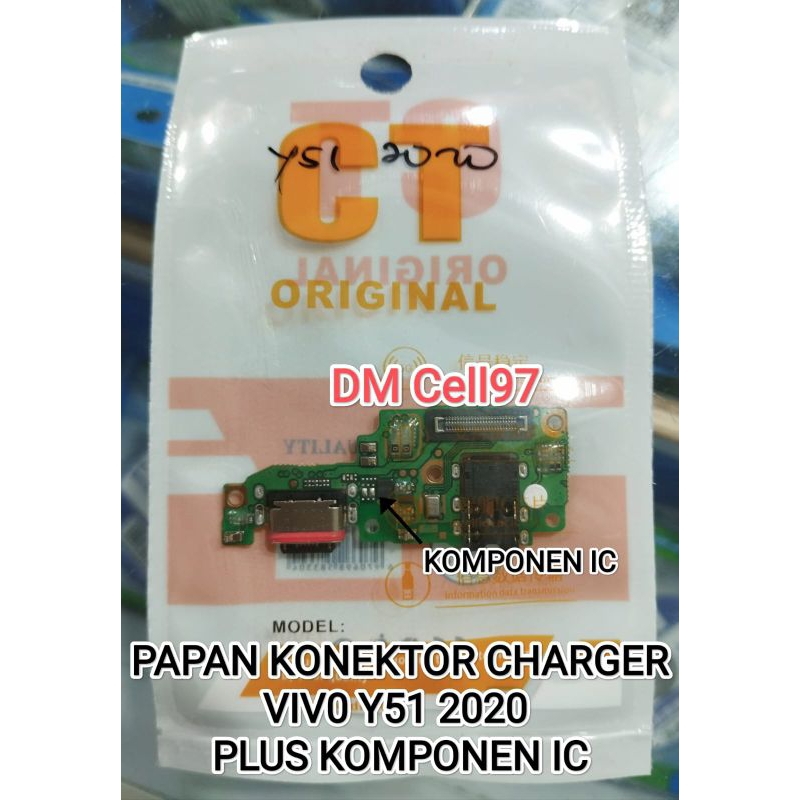 Jual FLEKSIBEL CHARGER VIVO Y51 2020 ORIGINAL FULL KOMPONEN IC FLEXIBEL FLEXIBLE KONEKTOR CARGER ...