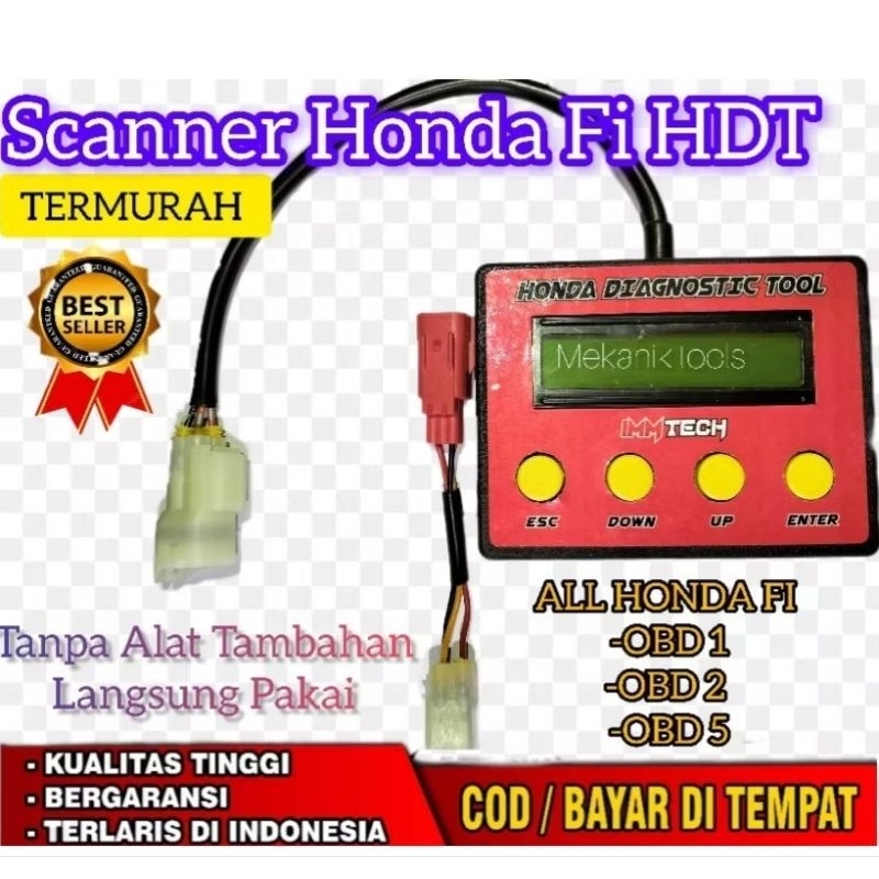 Jual Scanner Honda HDT OBD 1 OBD 2 semua motor Honda injeksi | Shopee ...