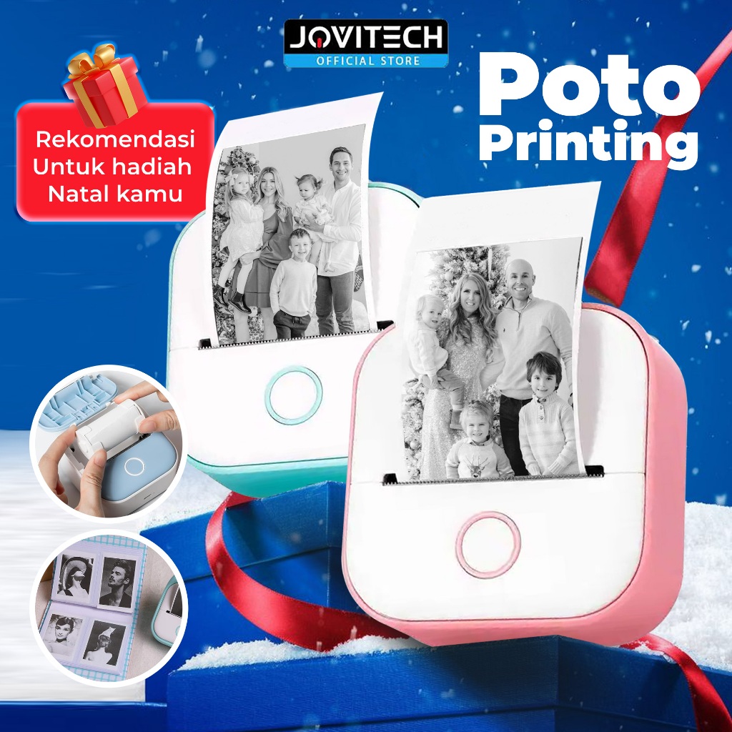 Jual (GIFT Poto Album BTS) Jovitech Printer Termal Printer Bluetooth Portable Mini Baterai PPOB ...