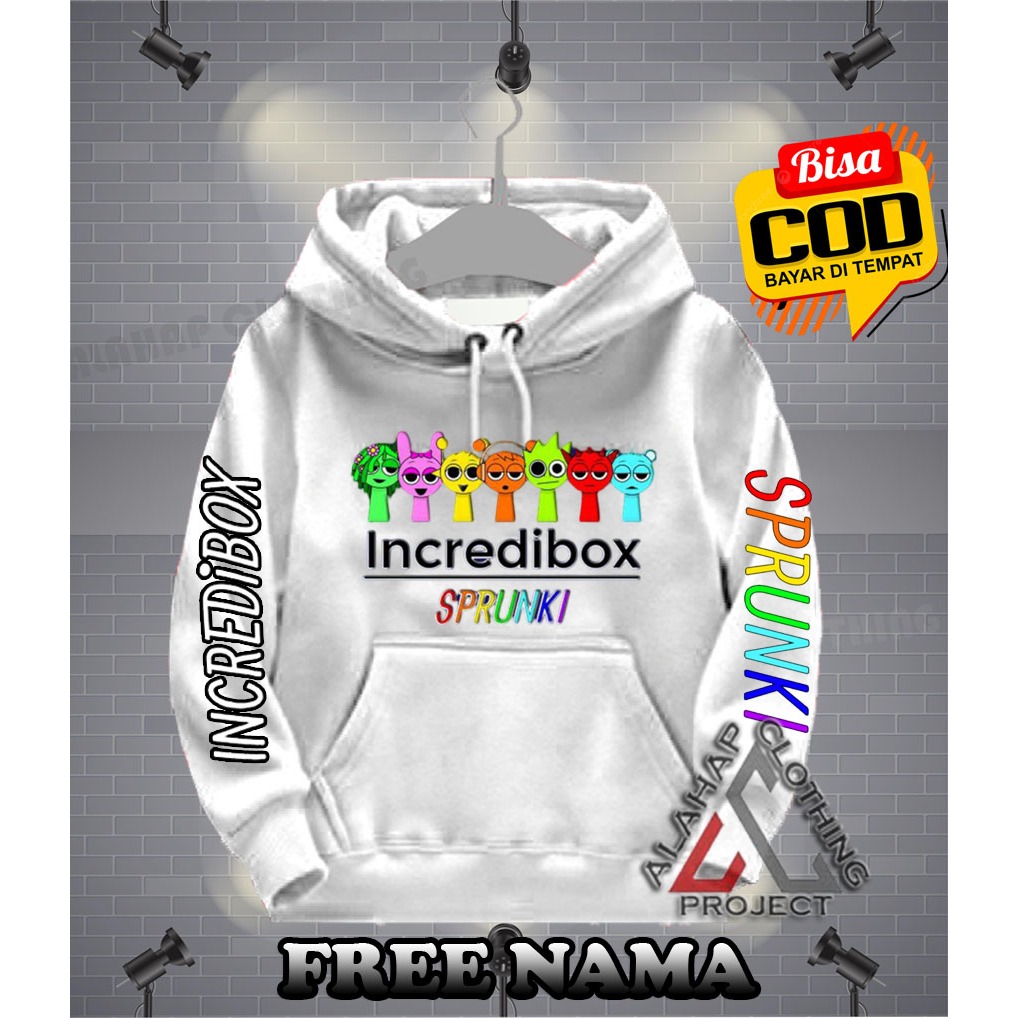 Jual hoodie Anak Sprunki Incredibox ALL Karakter jaket sweater anak ...