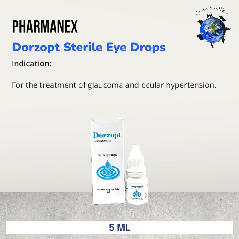 Jual Dorzopt Sterile Eye Drops For Cat Dog Anti Glaukoma / Ocular ...