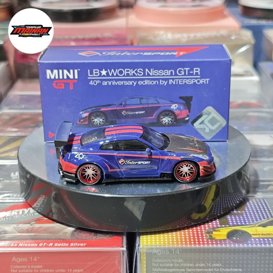 Jual Mini GT 70 Nissan GTR R35 Anniversary 40th Intersport | Shopee Indonesia