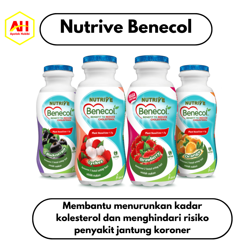 Jual NUTRIVE Benecol Minuman Penurun Kolesterol 100ML | Shopee Indonesia