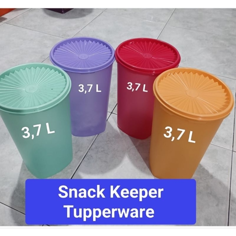 Jual Toples Snack Keeper Tupperware ( FREE Bubble Warp ) | Shopee Indonesia