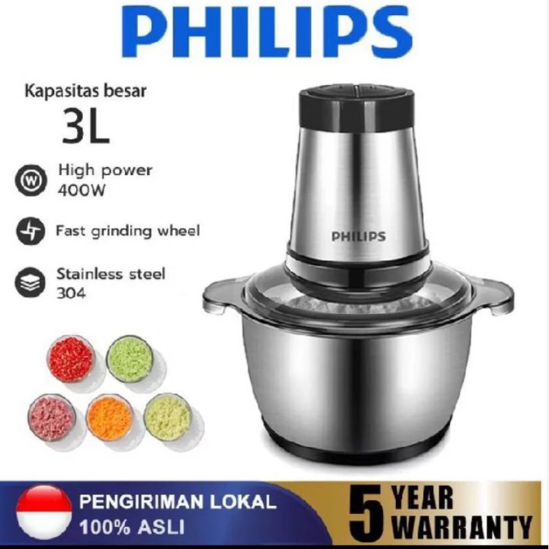 Jual Cooper Daging Philips 2L Anti Karat Multifungsi Penggiling Daging ...