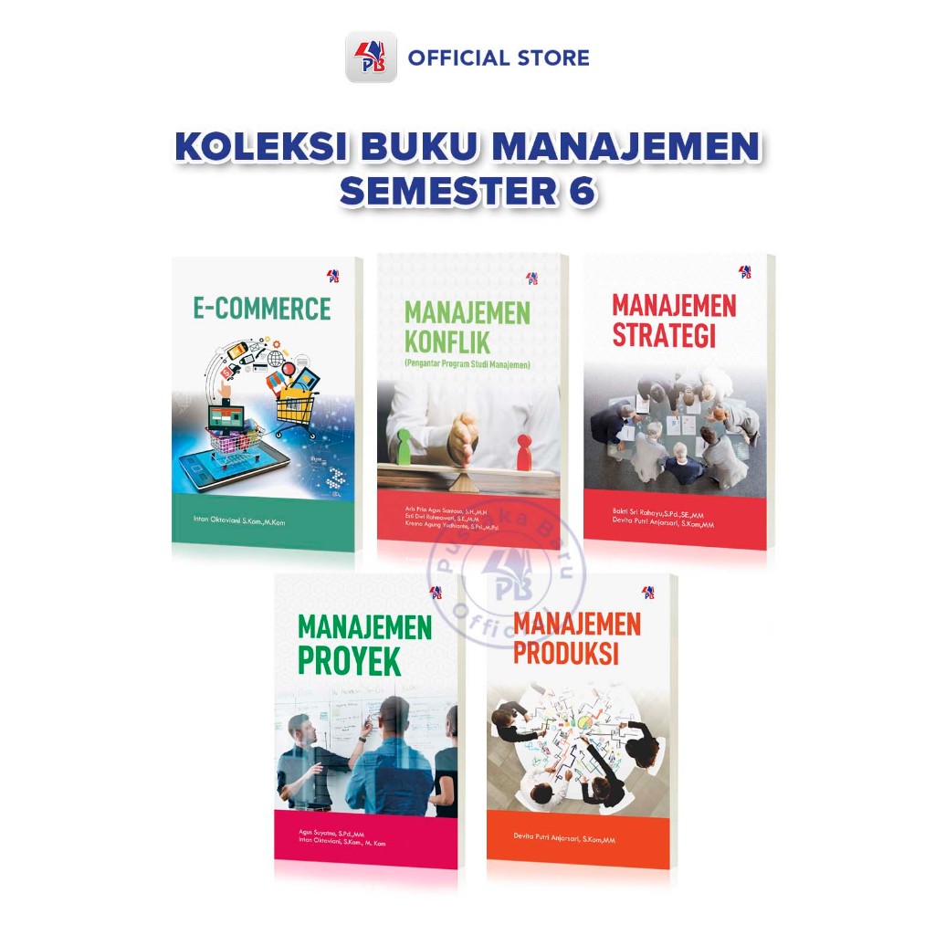 Jual Buku Manajemen Semester 6 : Manajemen Produksi / Manajemen Proyek / Manajemen Konflik ...