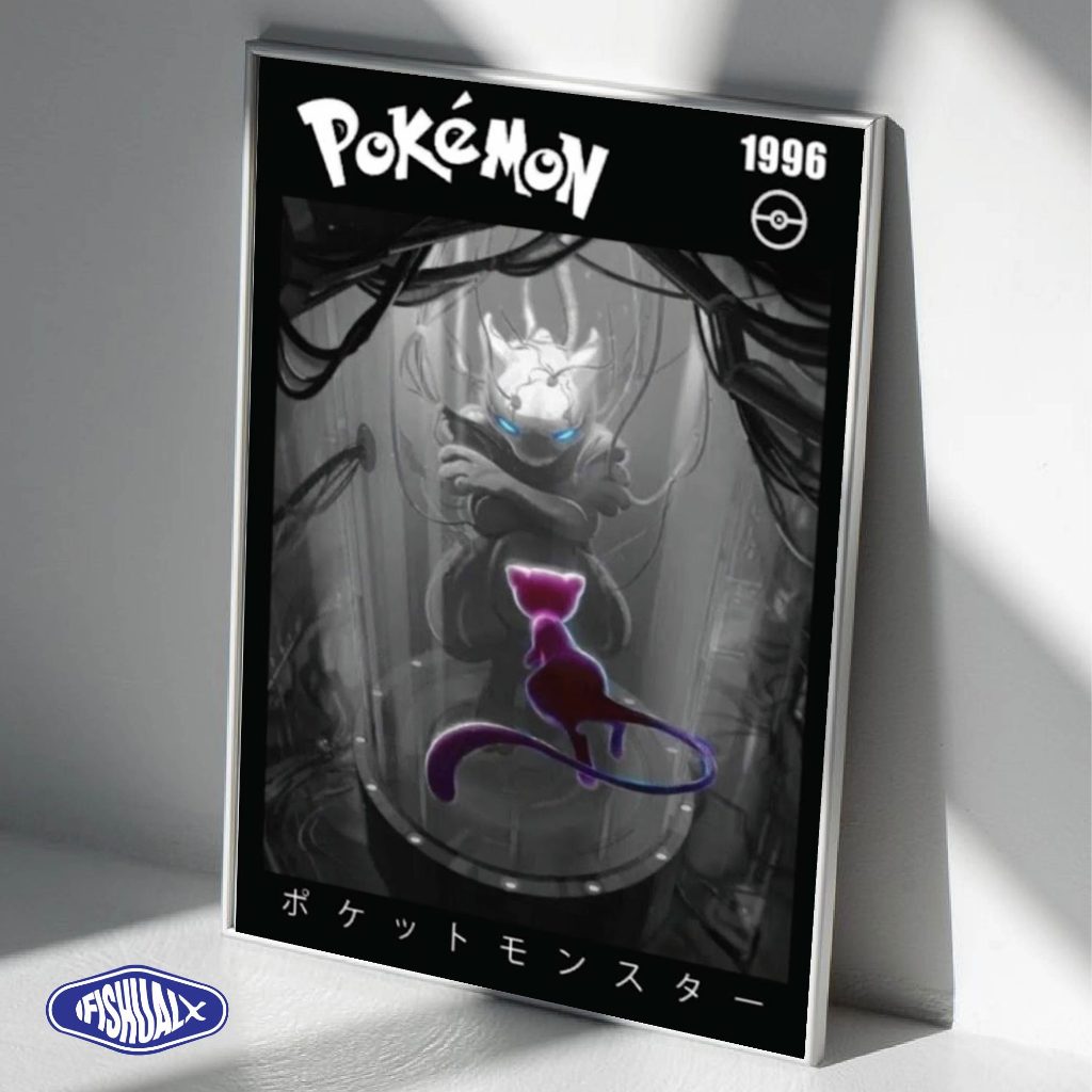 Jual Poster Dinding Aesthetic Bingkai Kayu Premium Anime | Pokemon ...