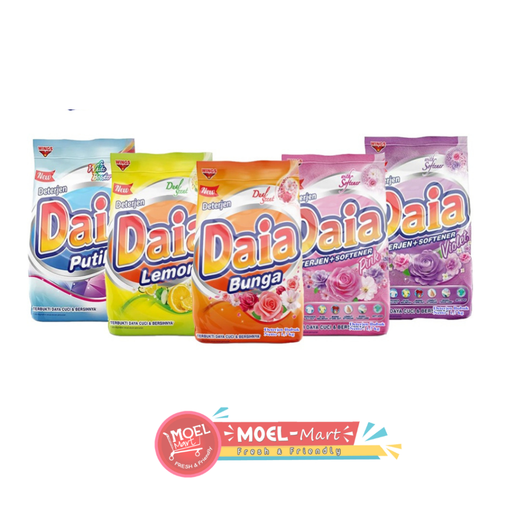 Jual DAIA Deterjen Bubuk 1,7 kg | Shopee Indonesia