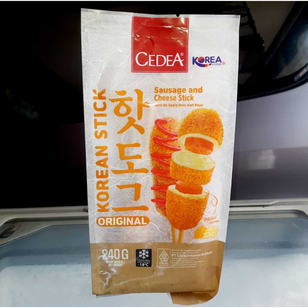 Jual Cedea Korean Stick Original isi Sosis dan Keju 240gr | Shopee ...