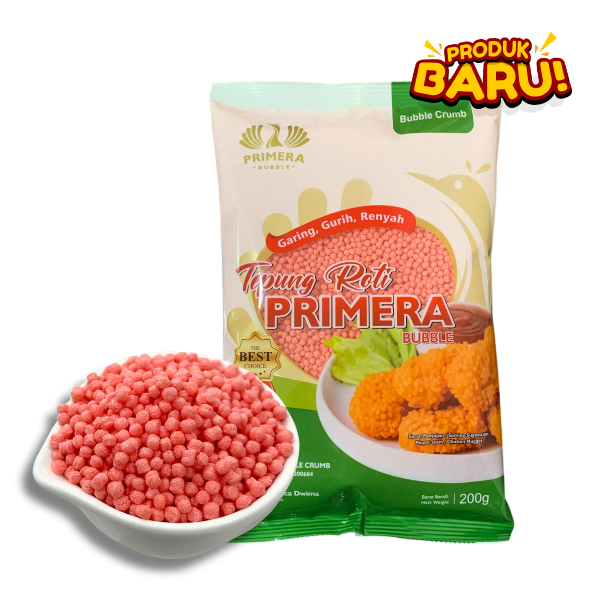 Jual (Special Edition) PRIMERA - Tepung Roti Bubble Crumb Red 200g ...