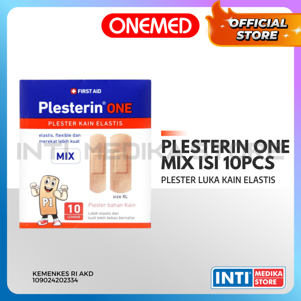 Jual ONEMED - PLESTERIN ONE MIX Isi 10 Lembar Bahan Premium Kain Halus ...