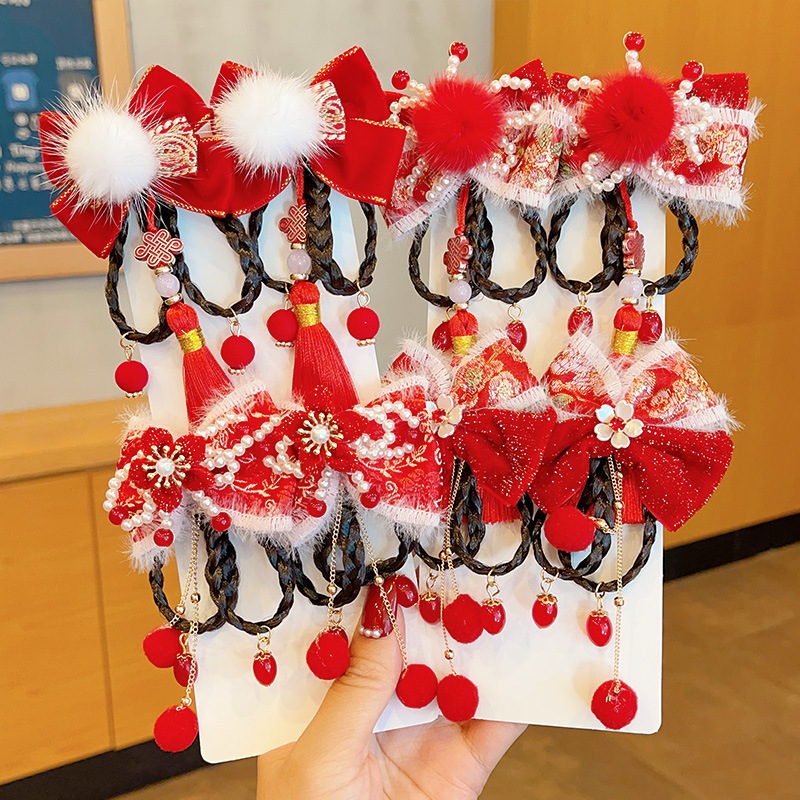 Jual AKSESORIS RAMBUT IMLEK 2025 / SET JEPITAN ANAK IMLEK MOTIF PITA ...