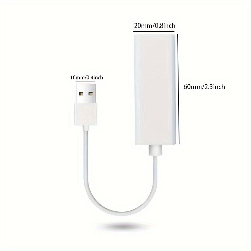 Jual Converter Usb 2.0 to lan ethernet cable 100Mbps - Konektor Usb to ...